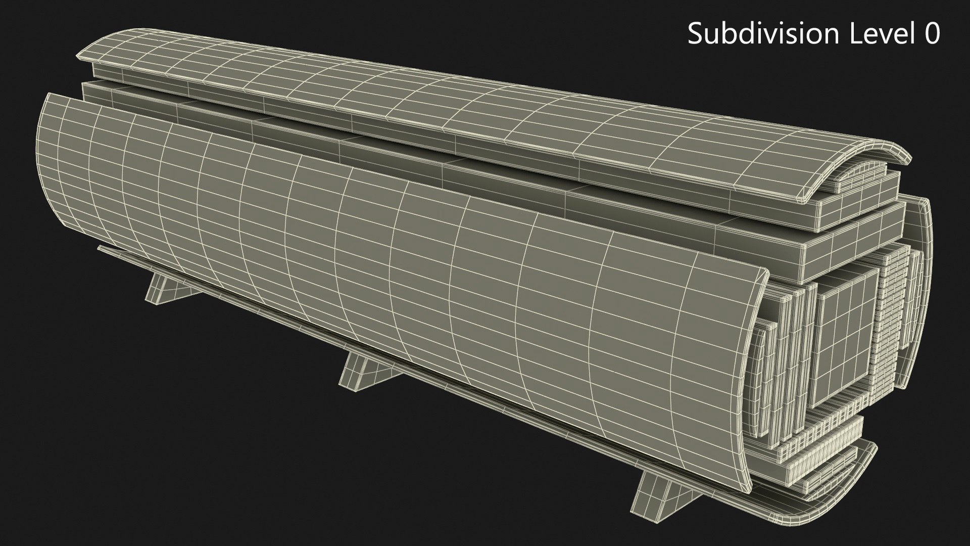 Log Cross Section 3D Model - TurboSquid 2271667