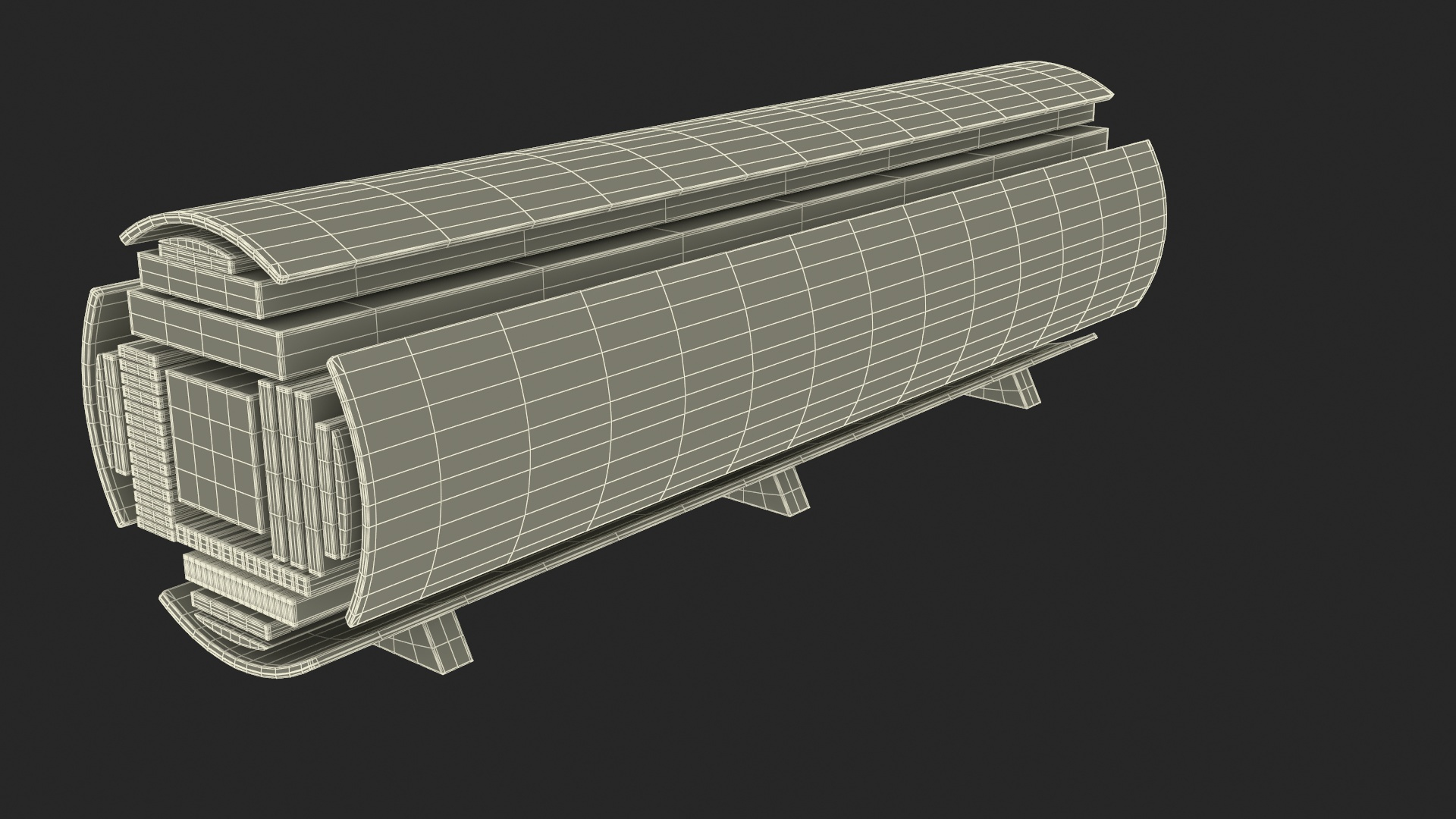 Log Cross Section 3D Model - TurboSquid 2271667