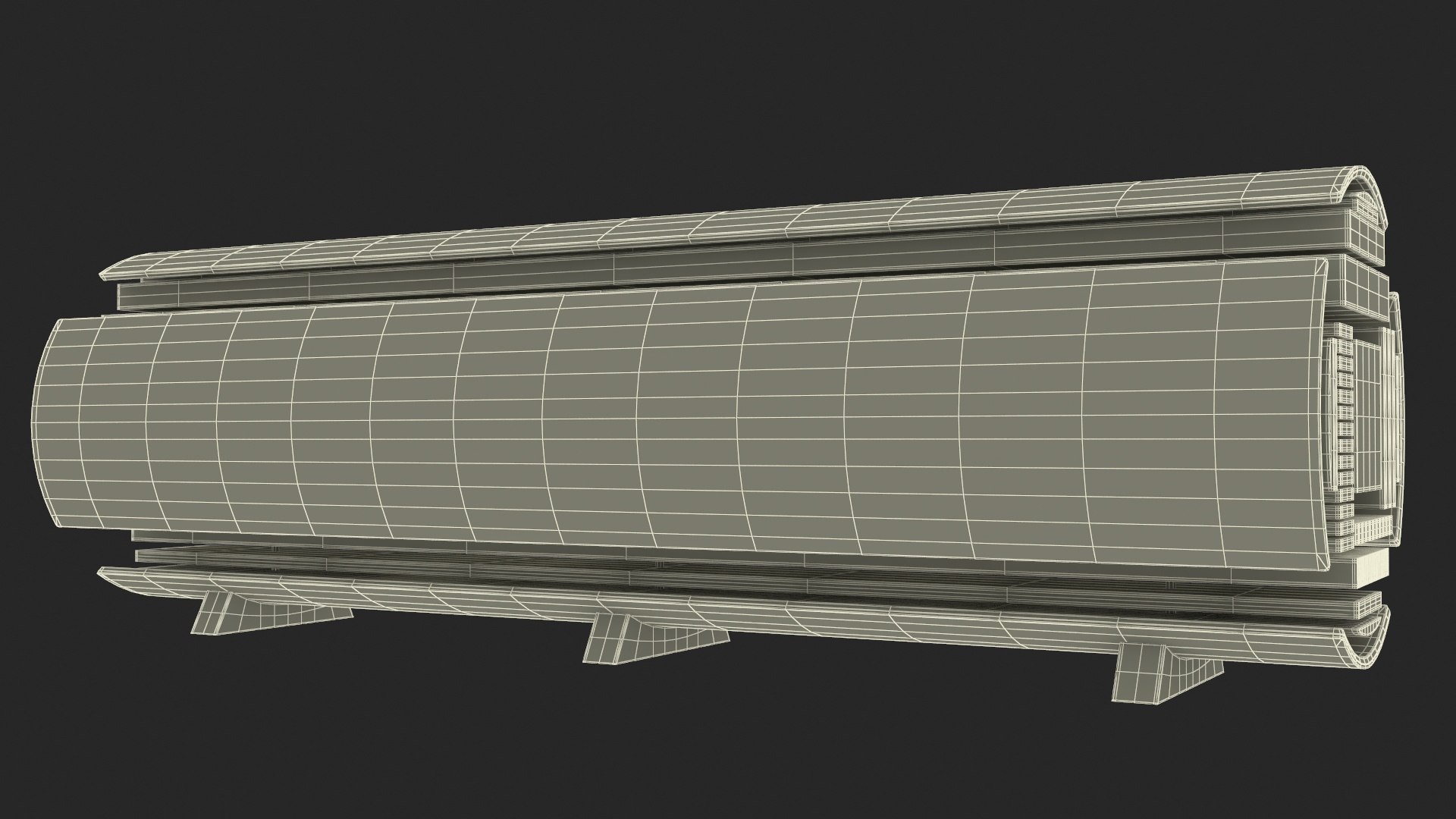 Log Cross Section 3D Model - TurboSquid 2271667