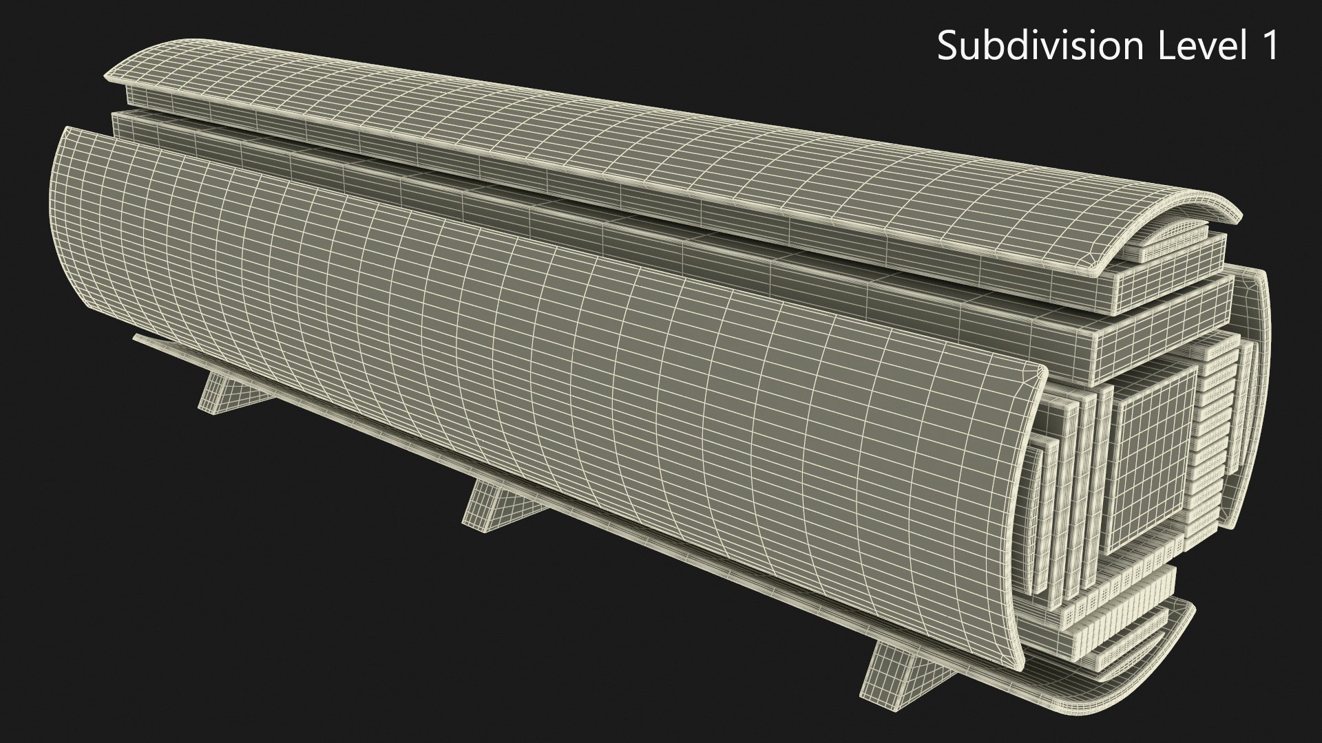 Log Cross Section 3D Model - TurboSquid 2271667