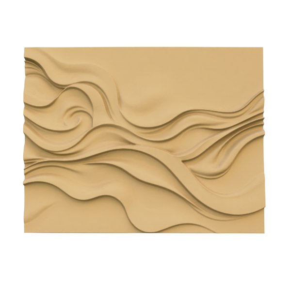 modelo 3d Conjunto de decoración de pared con paneles modernos Mural de ...