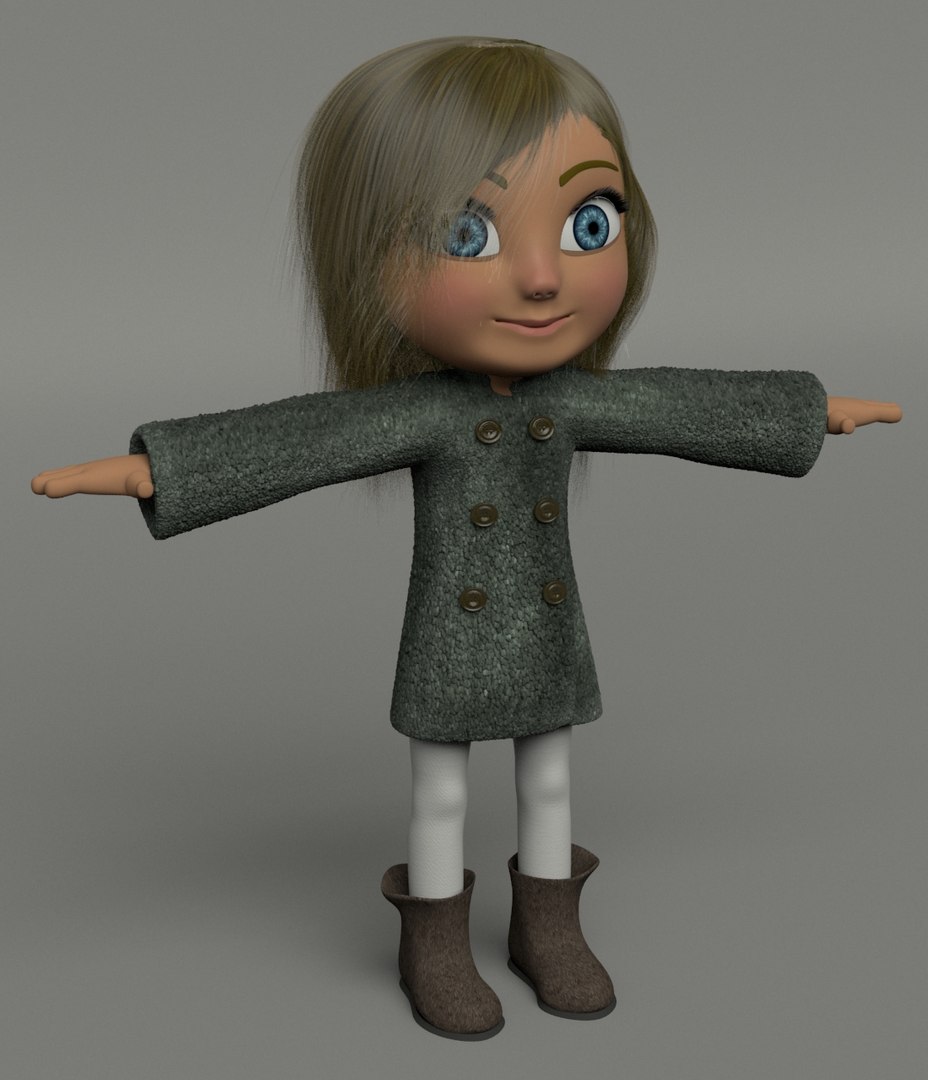 character modeled rendered ma