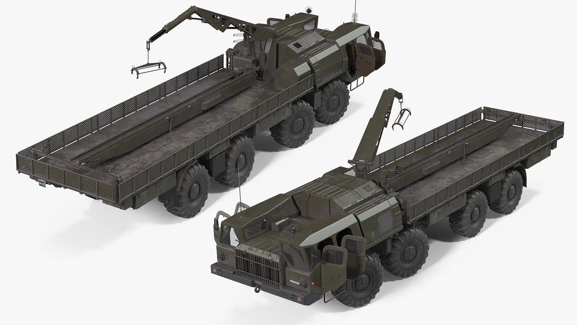 Maz 7310 transport vehicle 3D model - TurboSquid 1550731