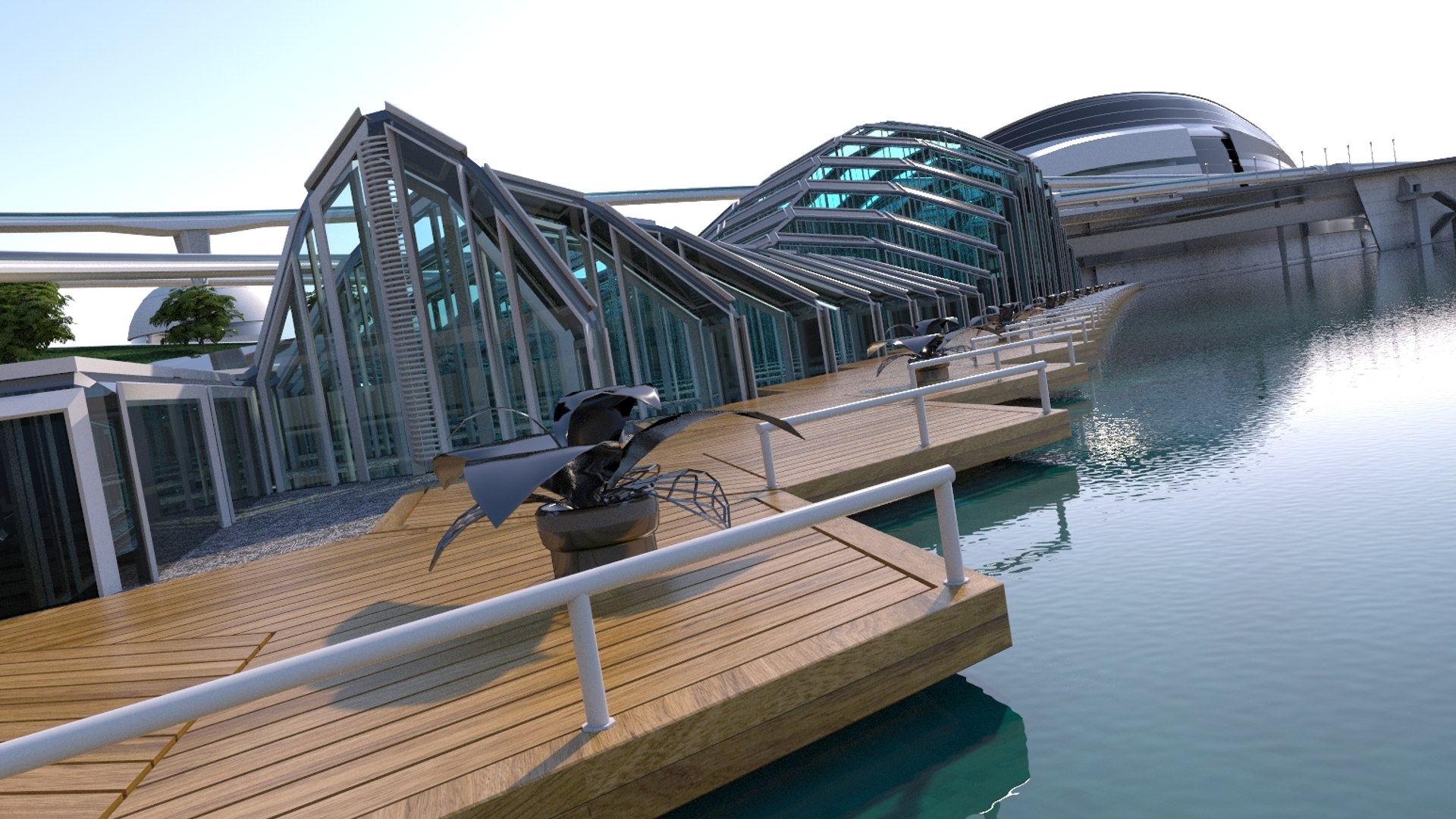 Cities Future Buildings 3d Model