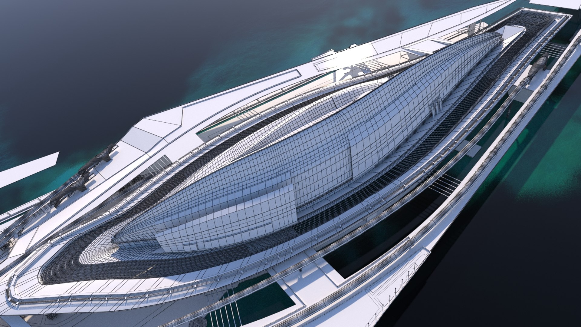 cities future buildings 3d model