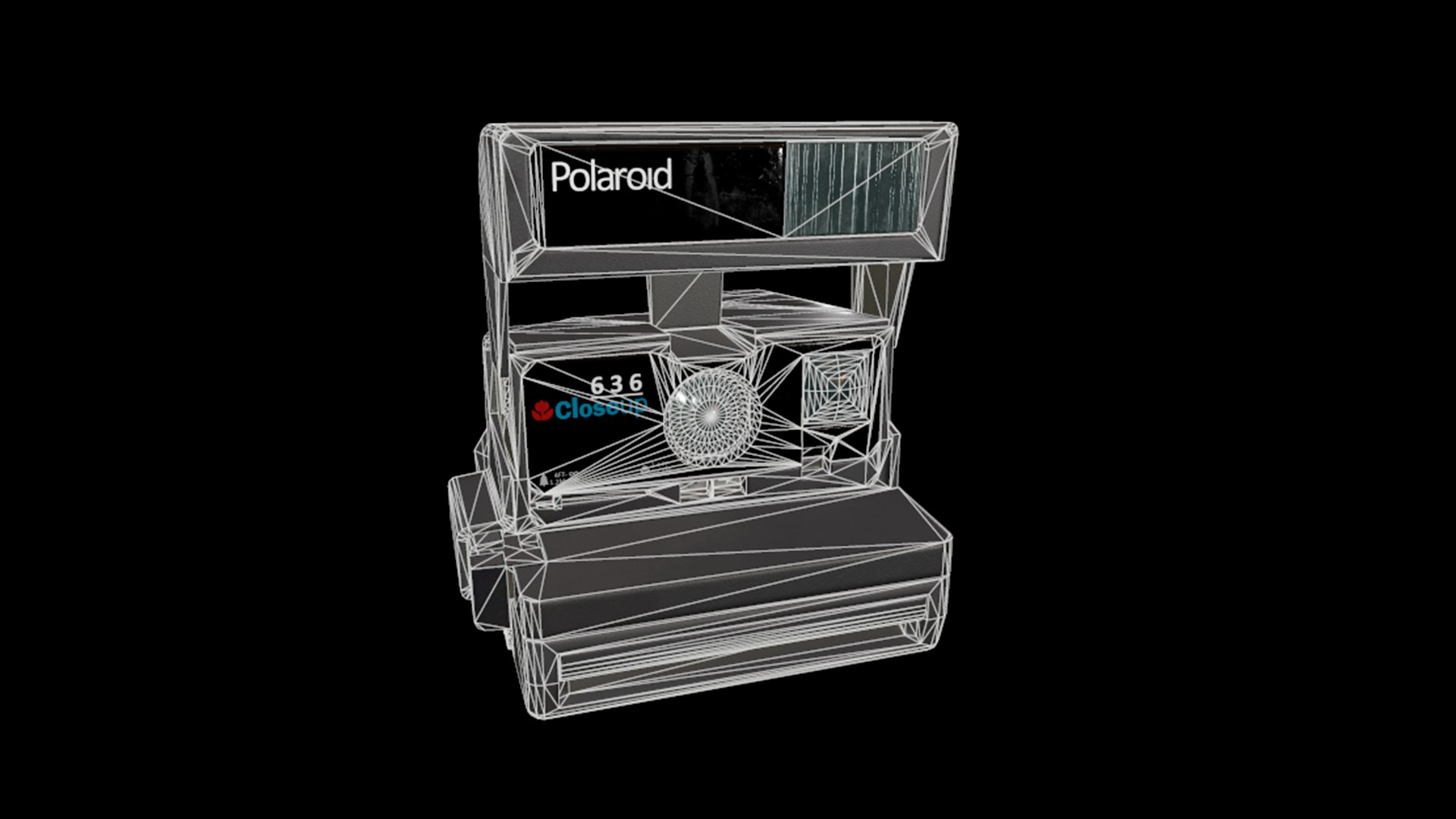 Camera Polaroid - PBR Game Ready 3D - TurboSquid 1883927