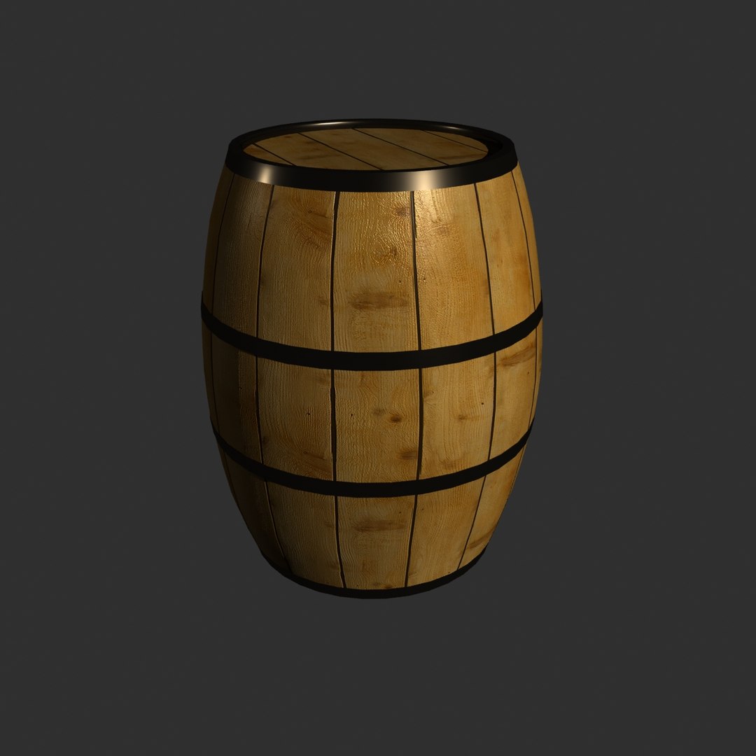 3d model barrel