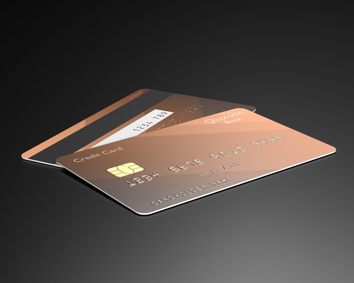 3D Credit Card - TurboSquid 2224999