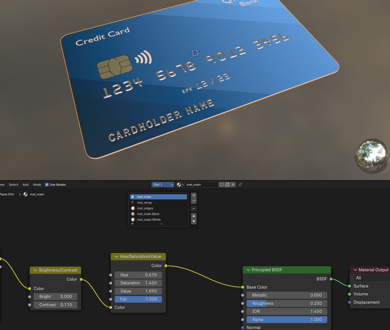 3D Credit Card - TurboSquid 2224999