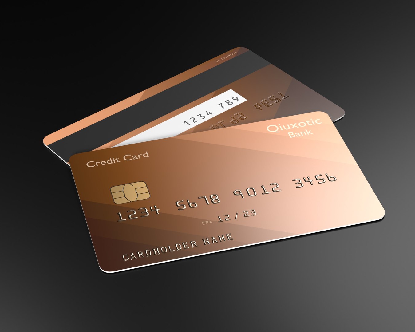 3D Credit Card - TurboSquid 2224999