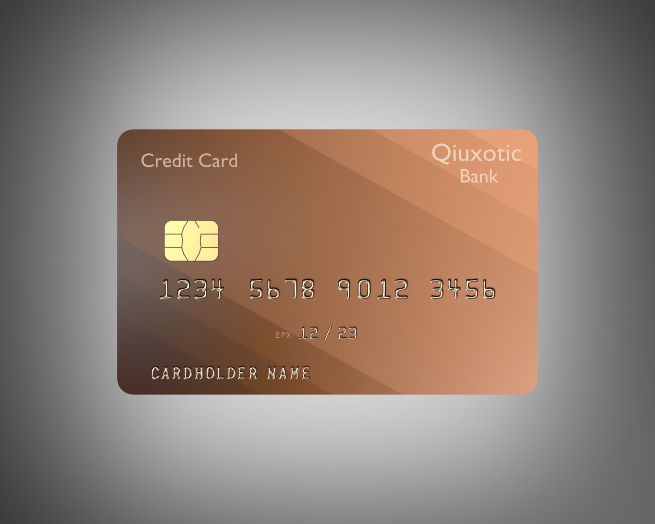 3D Credit Card - TurboSquid 2224999