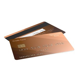 Download 3D Credit Card Blender Models - TurboSquid