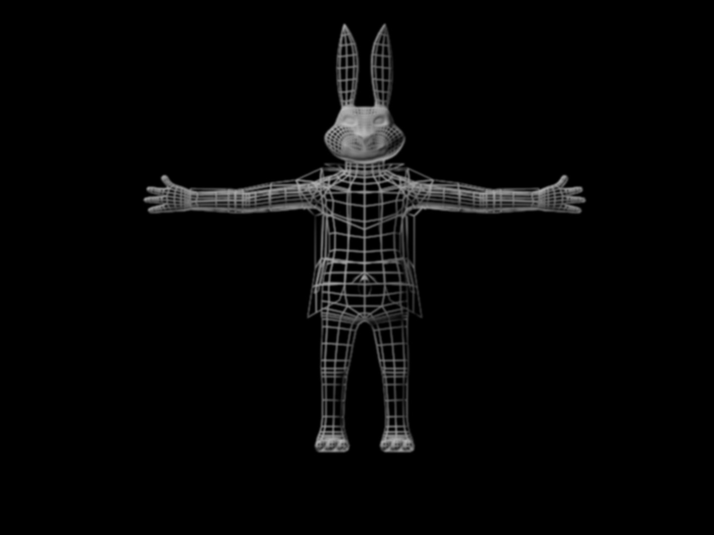 3D Rabbit Character Model - TurboSquid 1155958