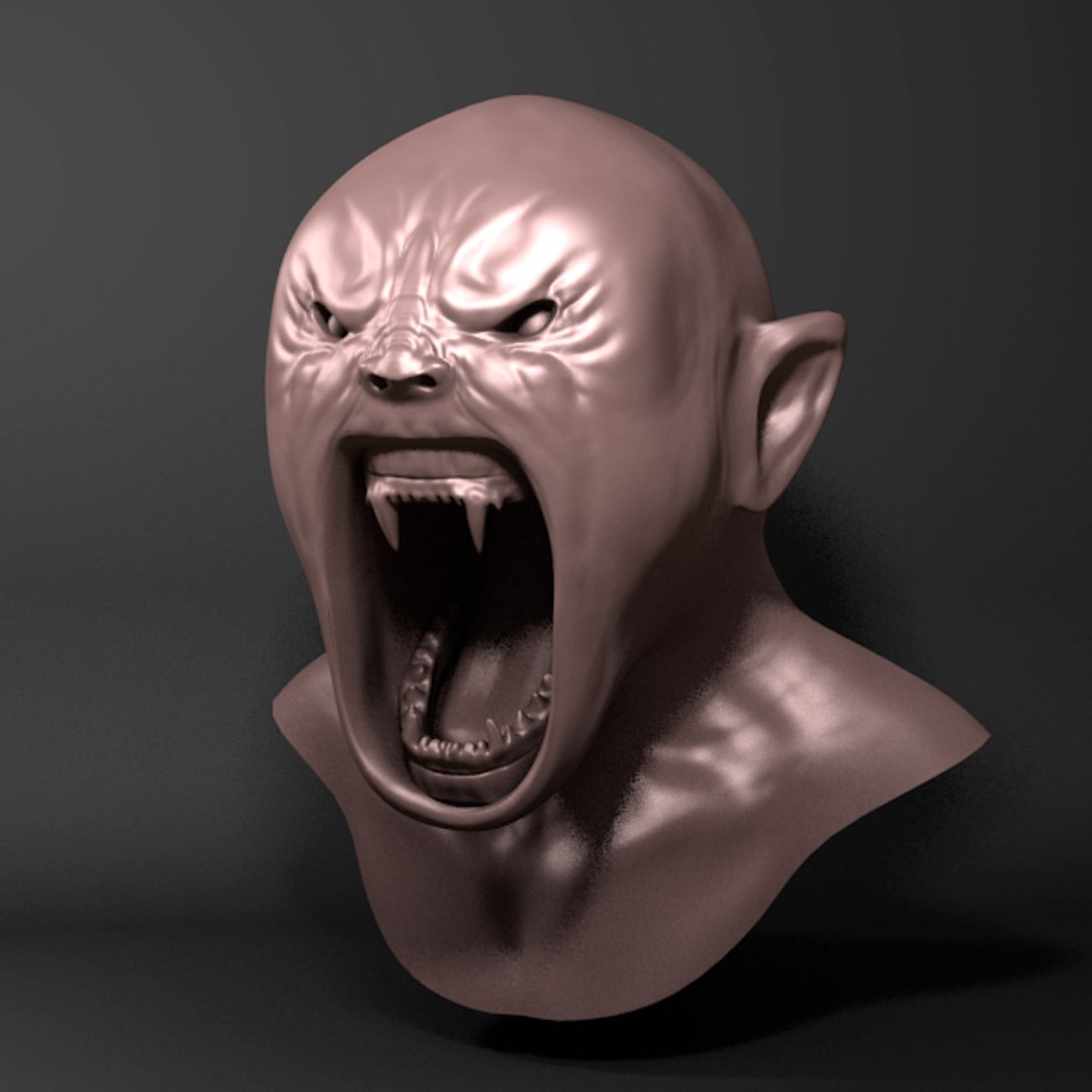3d model monsters sculpture