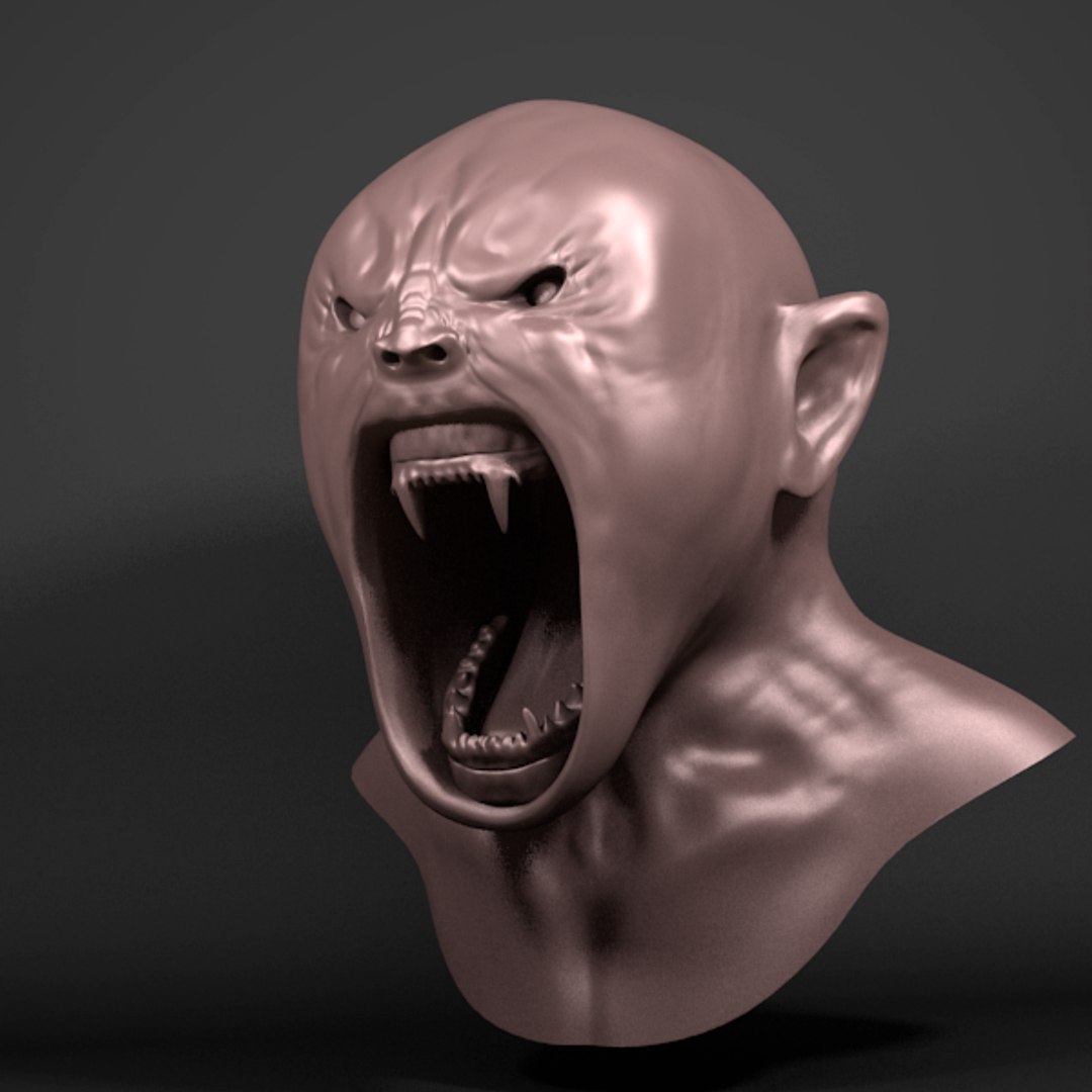 3d model monsters sculpture
