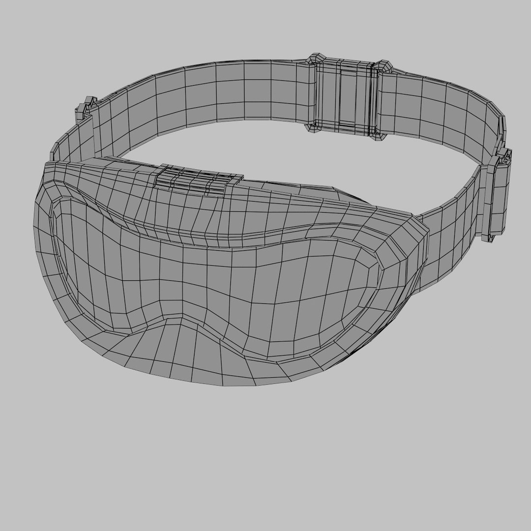 ski goggles 3d model