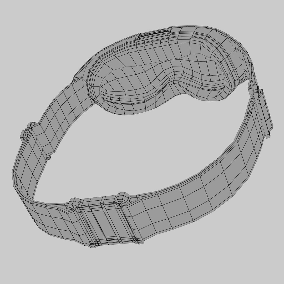 ski goggles 3d model