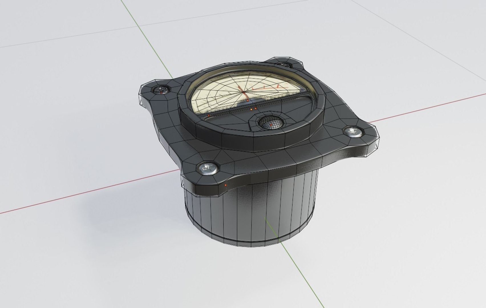 3D Electronic Meter Model - TurboSquid 1545606