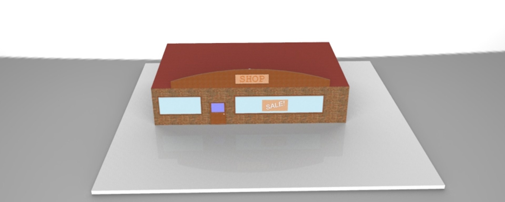 Small Shop 3d Model
