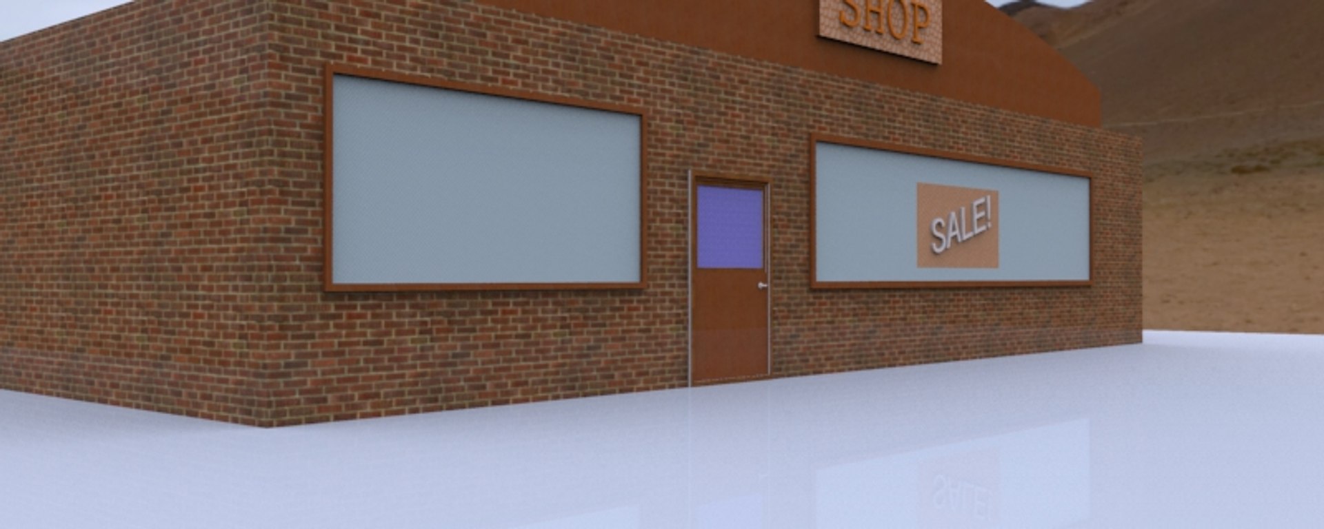 Small Shop 3d Model