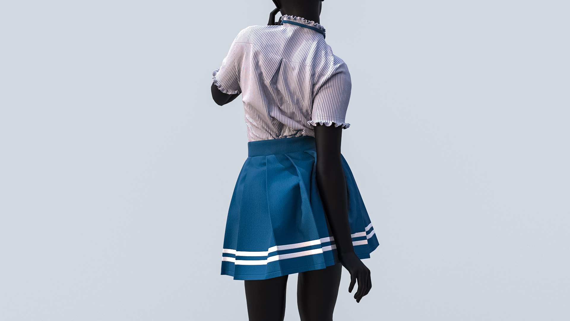 Realistic 3D Models Of School Uniforms Model - TurboSquid 2031992