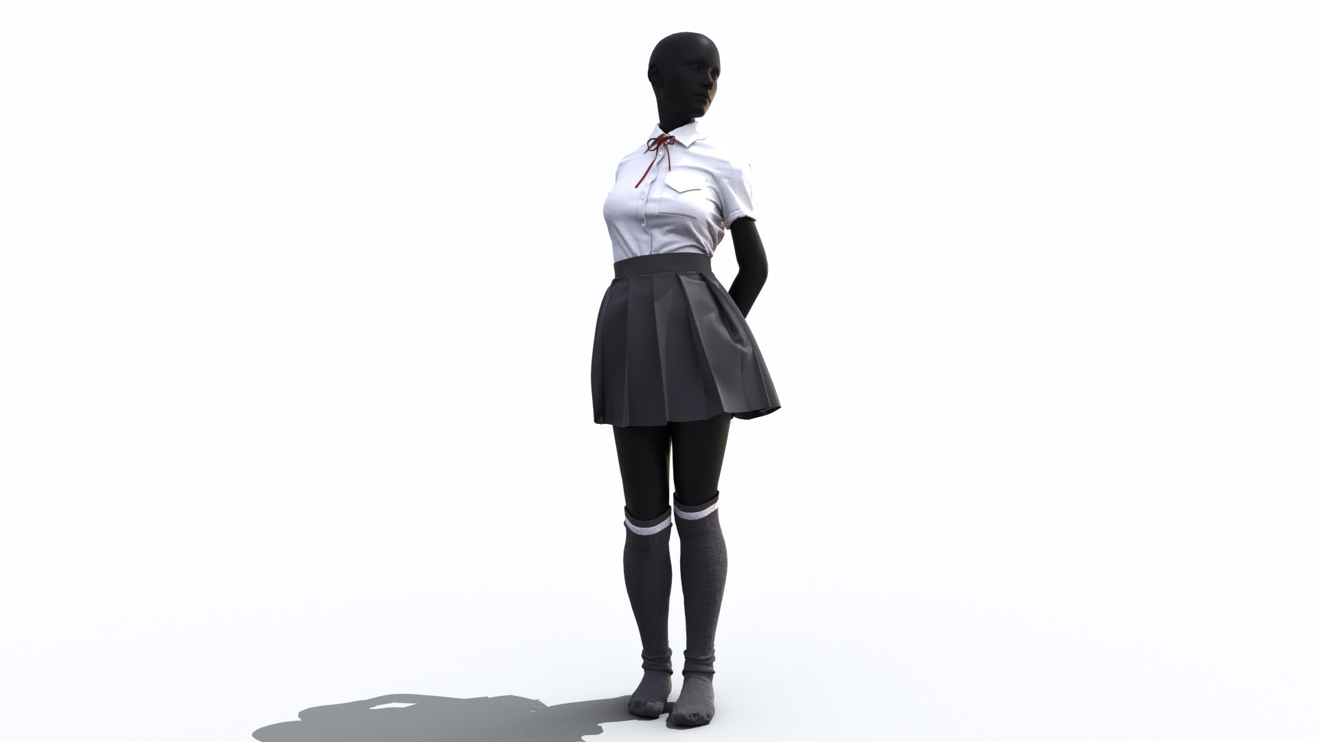 Realistic 3D Models Of School Uniforms Model - TurboSquid 2031992