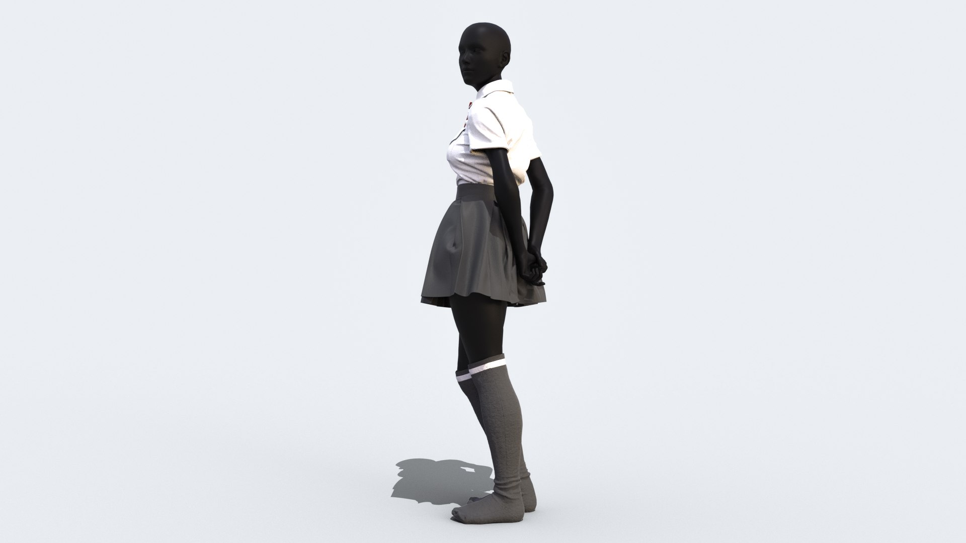 Realistic 3D Models Of School Uniforms Model - TurboSquid 2031992