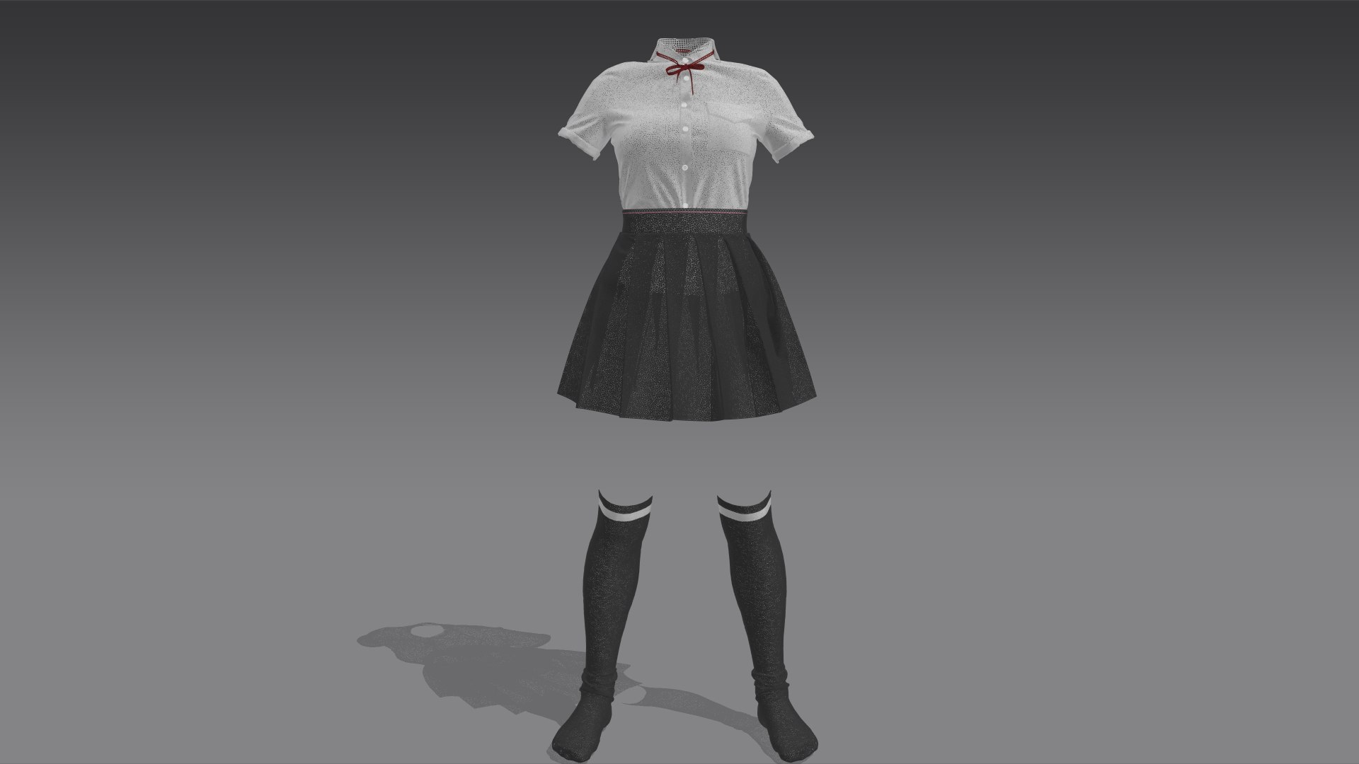 Realistic 3D Models Of School Uniforms Model - TurboSquid 2031992