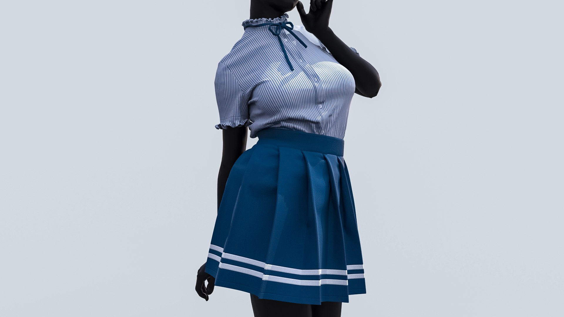 Realistic 3D Models Of School Uniforms Model - TurboSquid 2031992