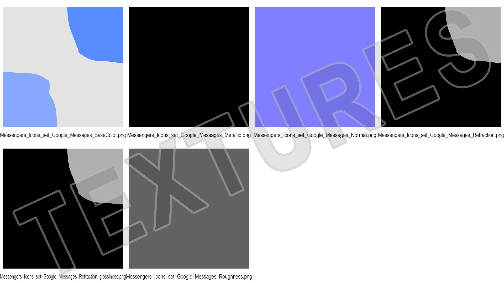 3D Google Messages Icon Model - TurboSquid 2276454