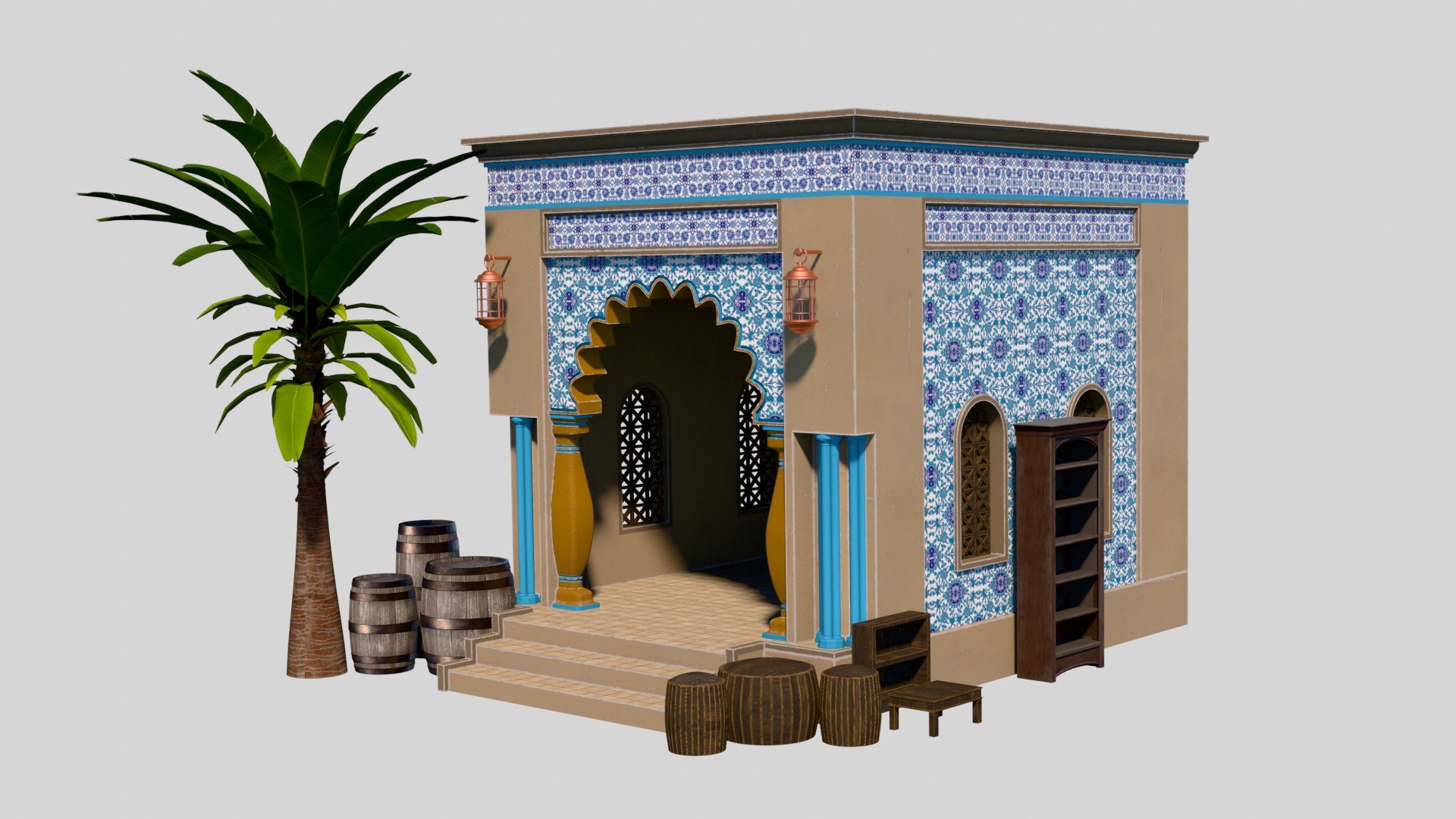 Ancient Arabic Shop 11 3D - TurboSquid 2254325