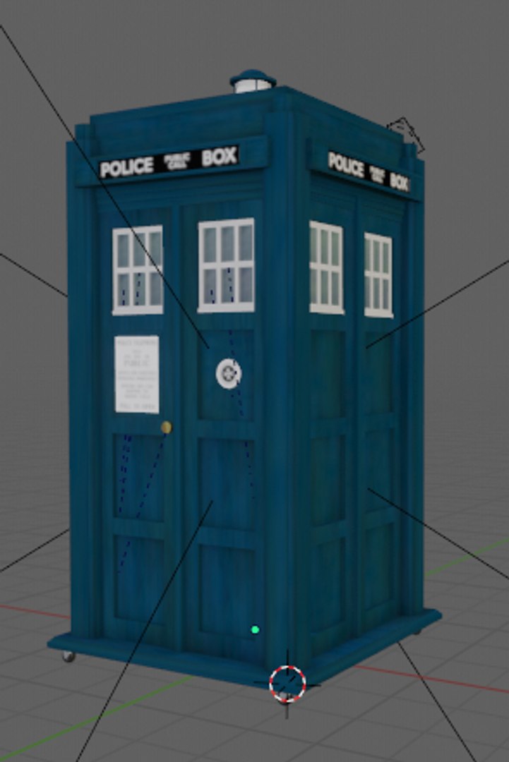 3D Classic 1963 Tardis - TurboSquid 1643519