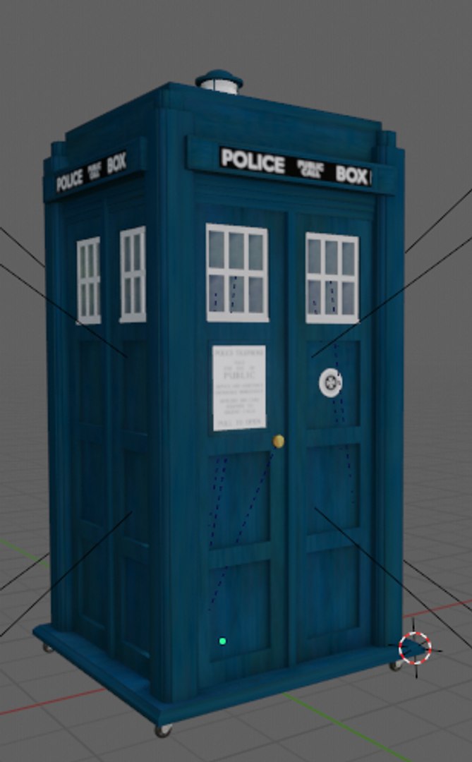 3D Classic 1963 Tardis - TurboSquid 1643519
