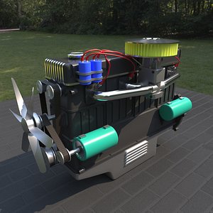 Car Engine 3D - TurboSquid 1321622