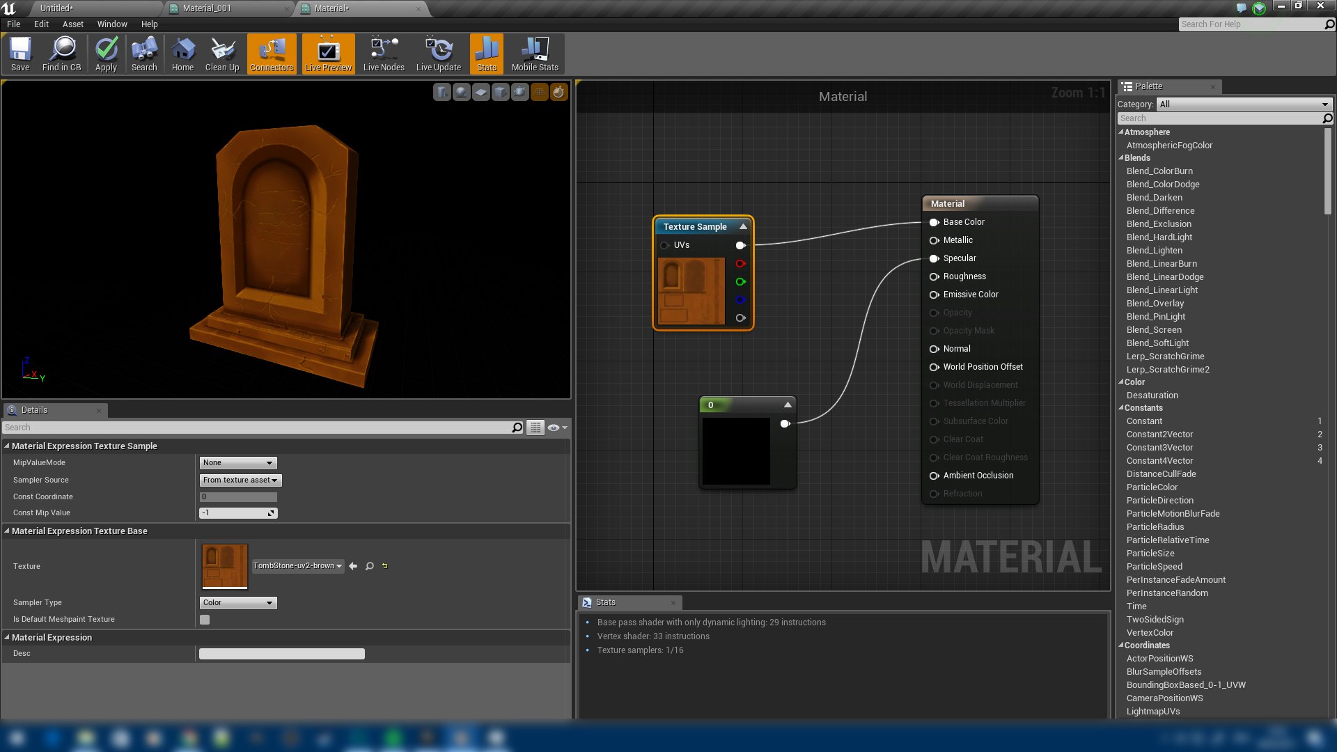 obj asset tombstone handpainted warcraft