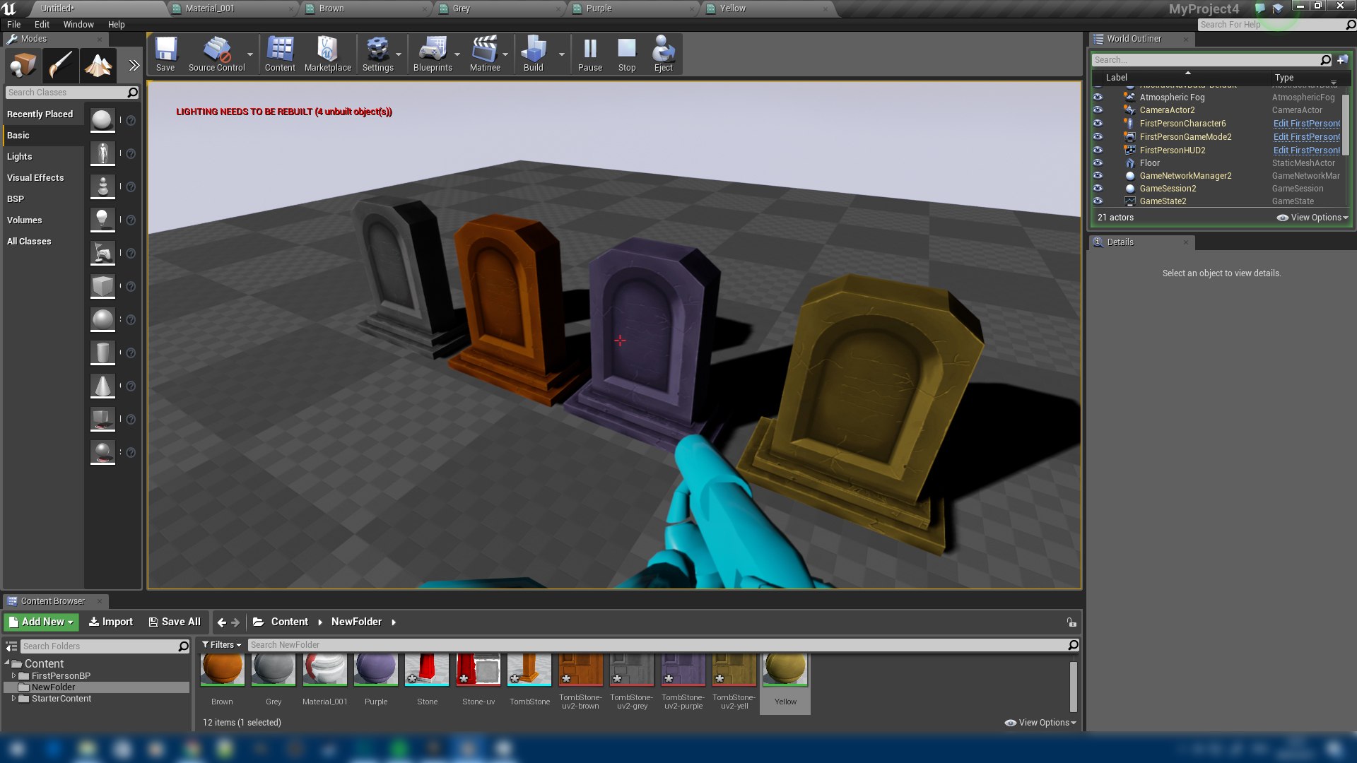 obj asset tombstone handpainted warcraft
