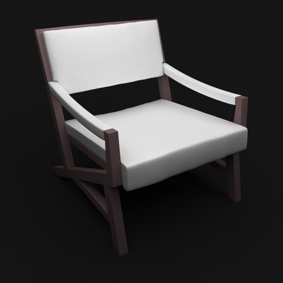 elegant chair 3d max