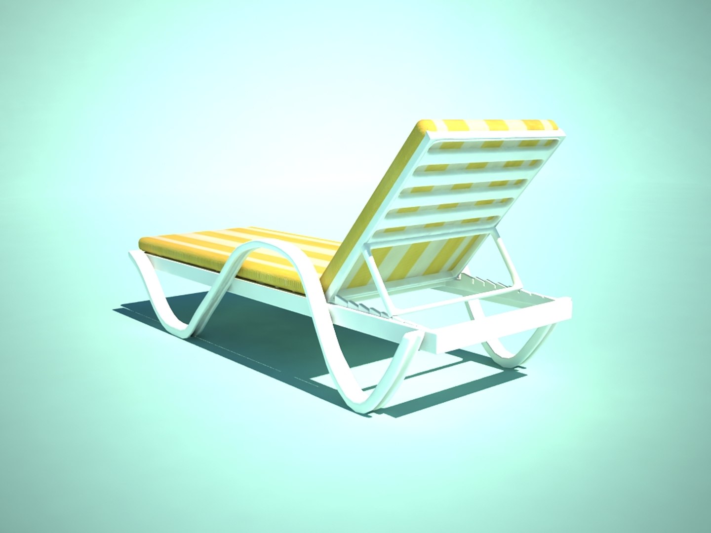 3d model chaise longue