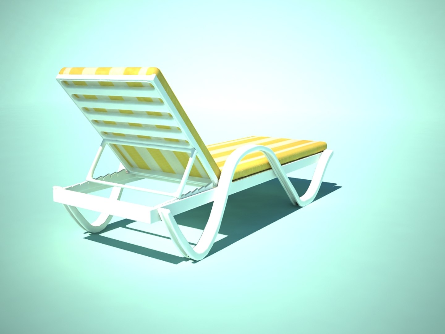 3d model chaise longue