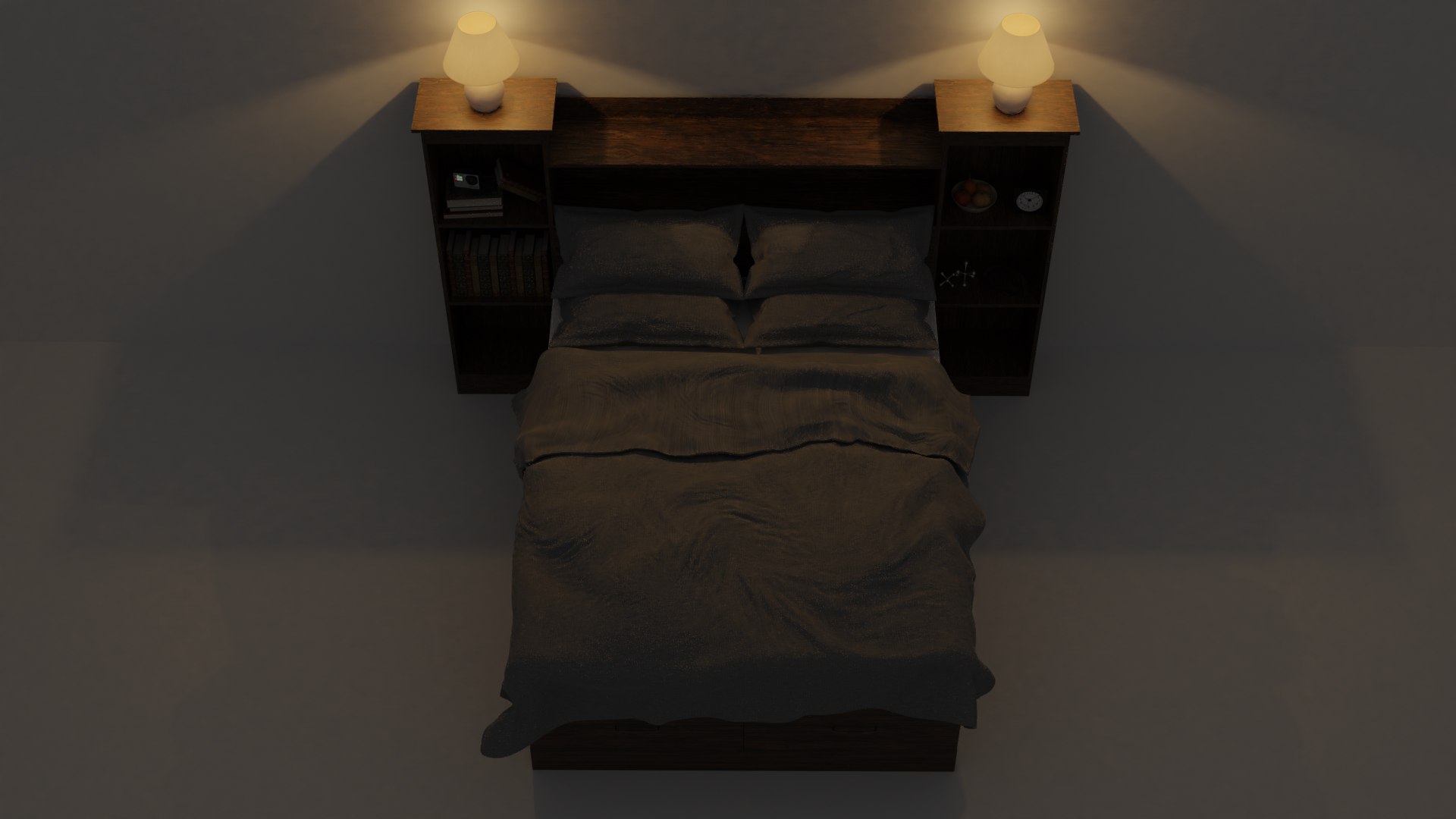 Bed Sheets Fabric 3D Model - TurboSquid 1517556