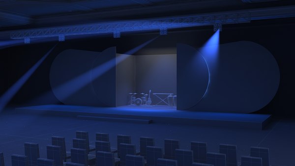 3D stage model - TurboSquid 1813193