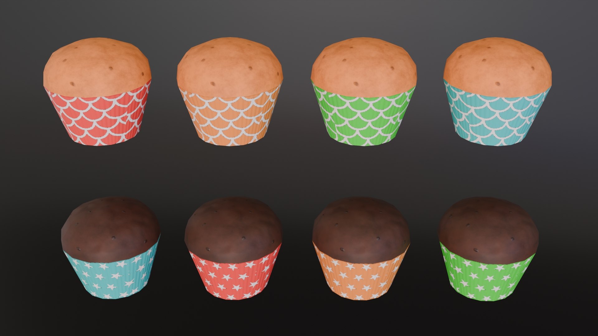 Low Poly Food Pack 3D Model - TurboSquid 2280460