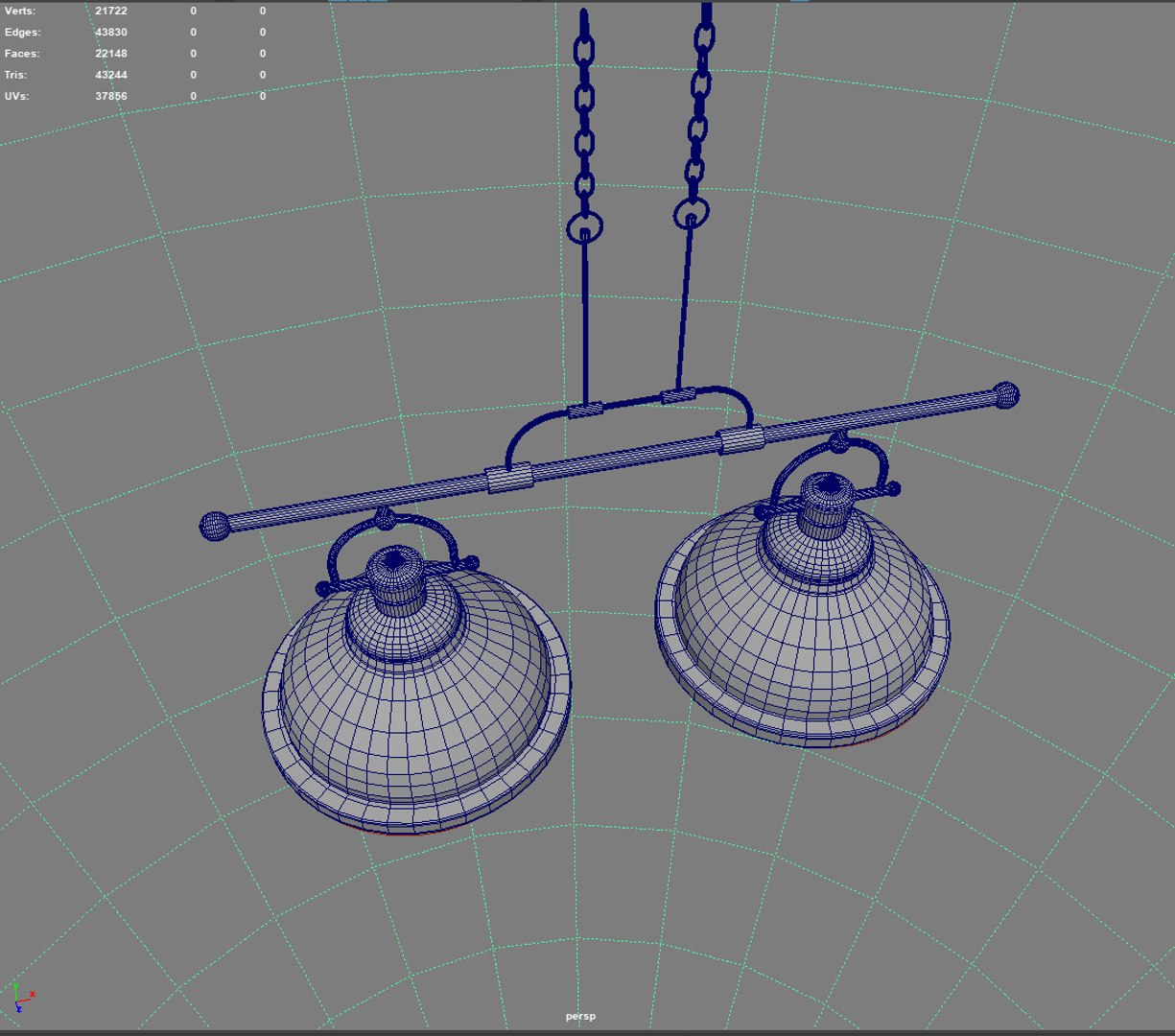 Bar light fixture 3D model - TurboSquid 1547968