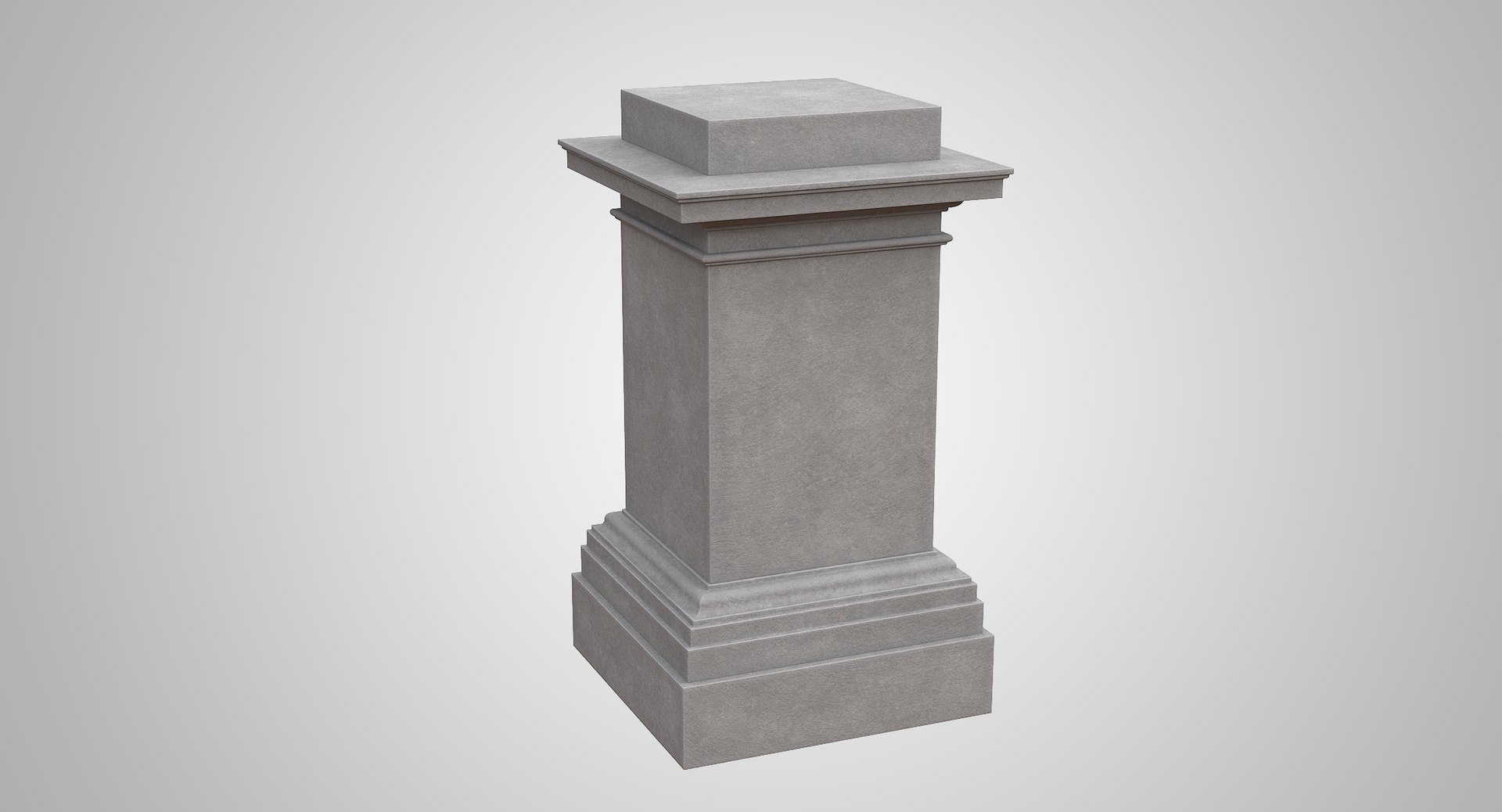 Pedestals For Statue Bundle 3D Model - TurboSquid 2488585