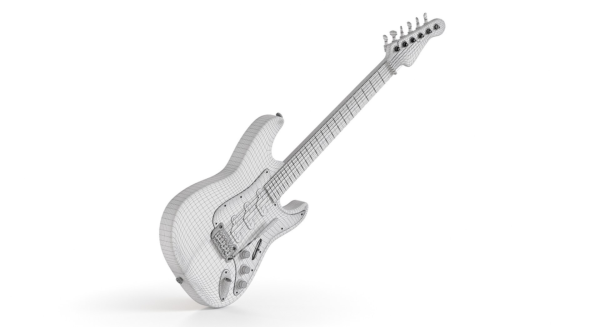 Electric Guitar 3D Model - TurboSquid 2079389