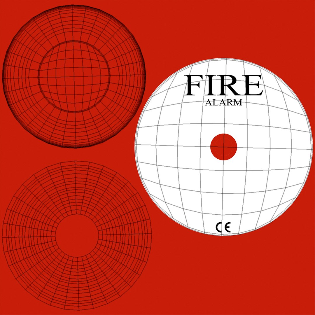 3D Fire Alarm Bell - TurboSquid 2115394