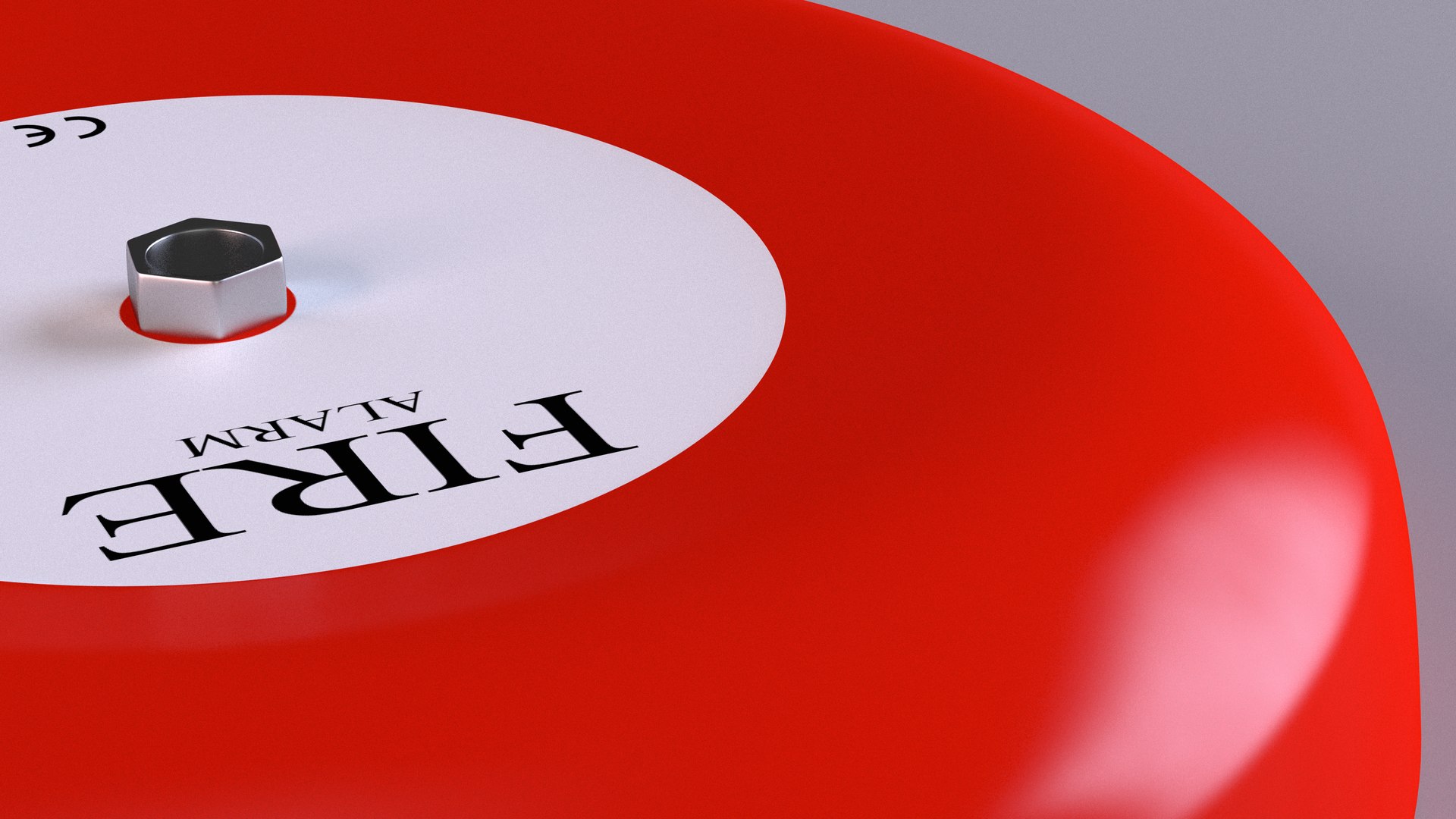 3D Fire Alarm Bell - TurboSquid 2115394