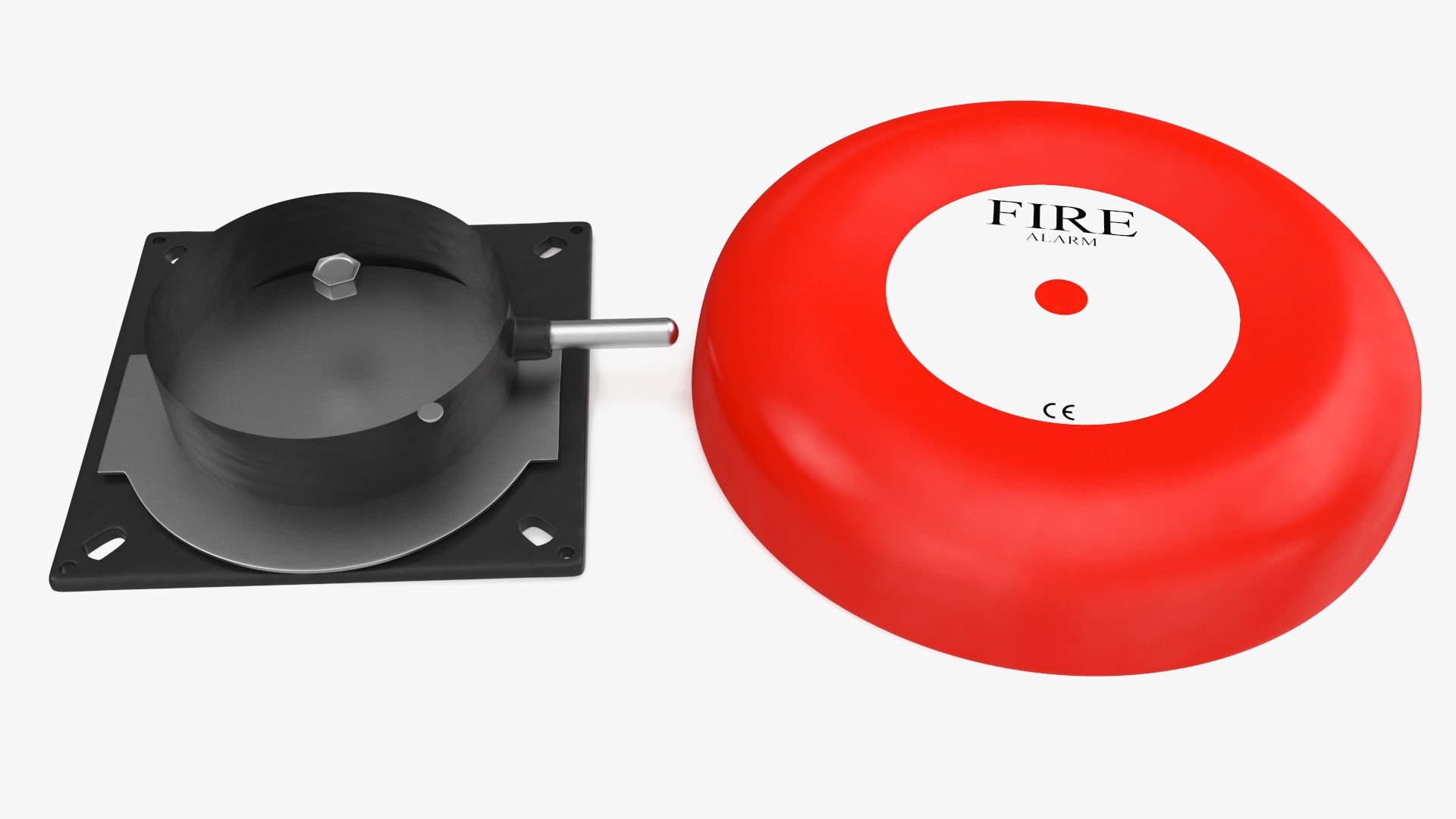 3D Fire Alarm Bell - TurboSquid 2115394