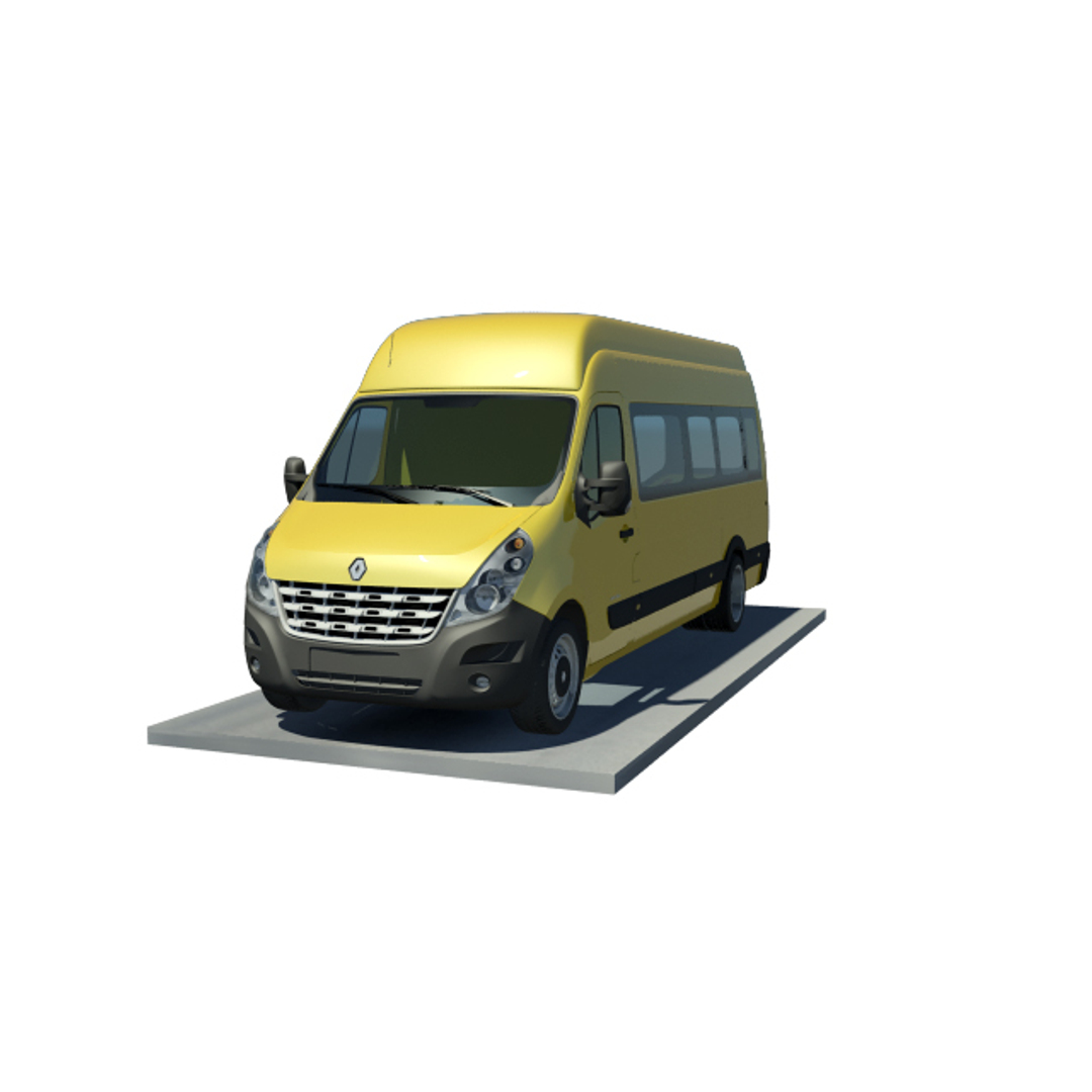 Car Renault Master L4h3 3d Model