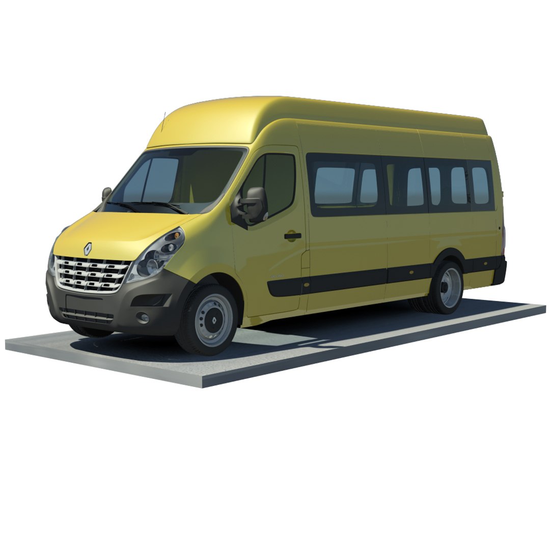 Car Renault Master L4h3 3d Model